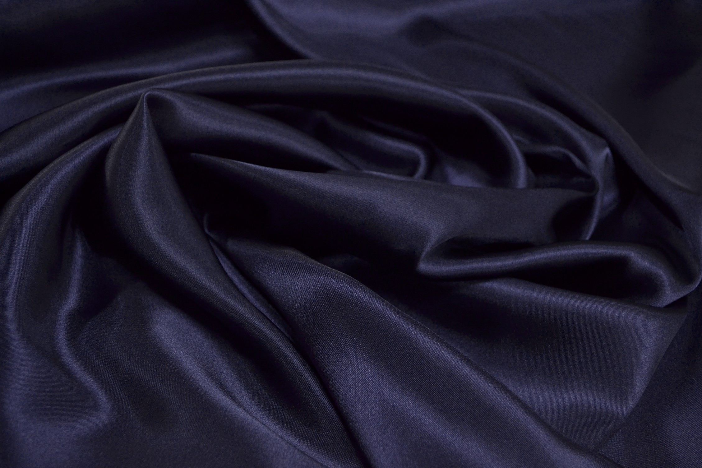 SATEN AZUL NOCHE - Telas Con Alma